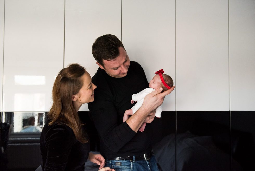 London Newborn Family Photoshoot - Newborn Baby Photography
