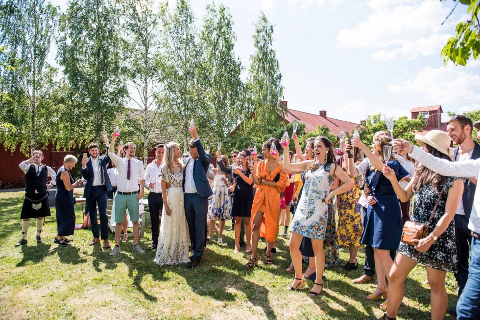 Swedish Wedding Photography - An Outdoor Scandi Woodland Wedding
